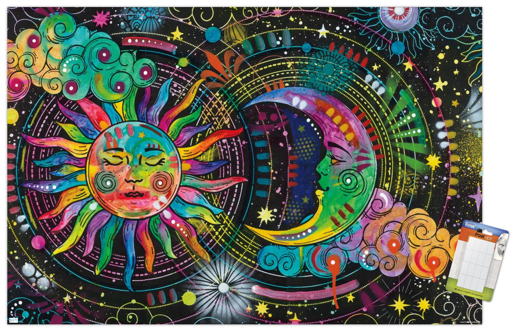 Trippy Sun Posters