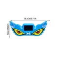 Beforeyayn Solar Powered Devil'S Eye Led Light For Car Windows Auto ...