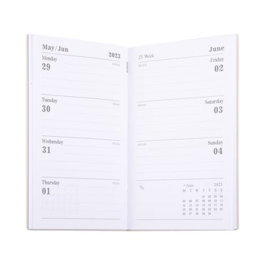 Blank Calendar: White Background, Undated Planner for Organizing, Tasks ...
