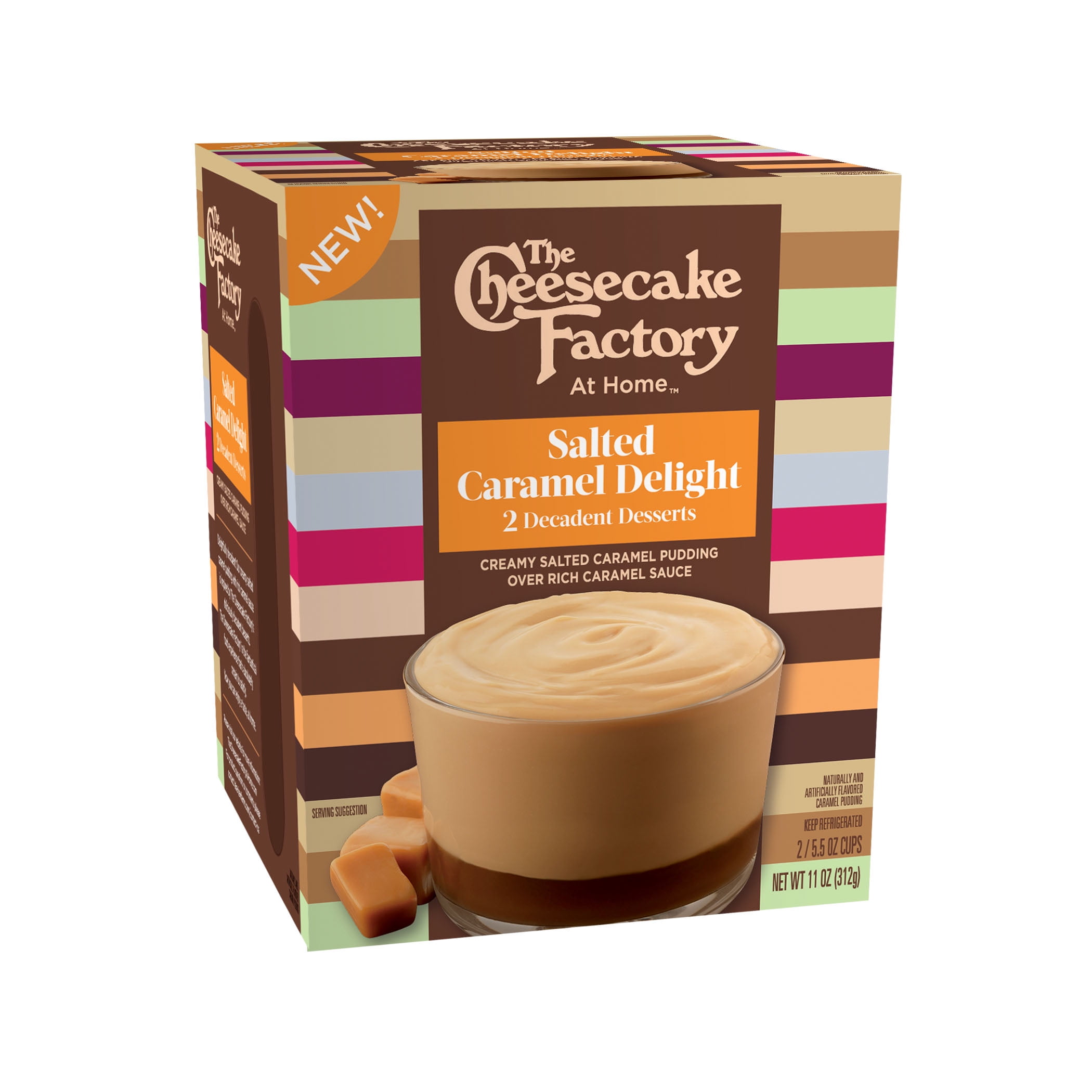 Cheesecake Factory At Home Salted Caramel Delight Pudding 2 ea ...