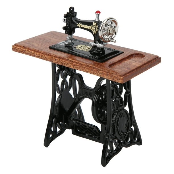 Dollhouse Sewing Machine,1:12 Scales Sewing Machine Dollhouse Furniture ...