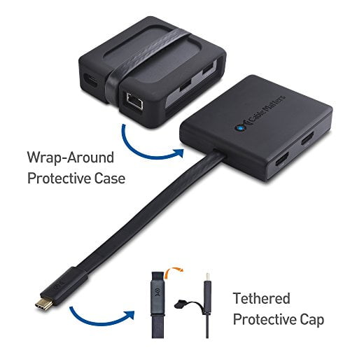 Cable Matters Dual Monitor USB C Hub (USB C Dock) with 2X 4K HDMI, 2X ...