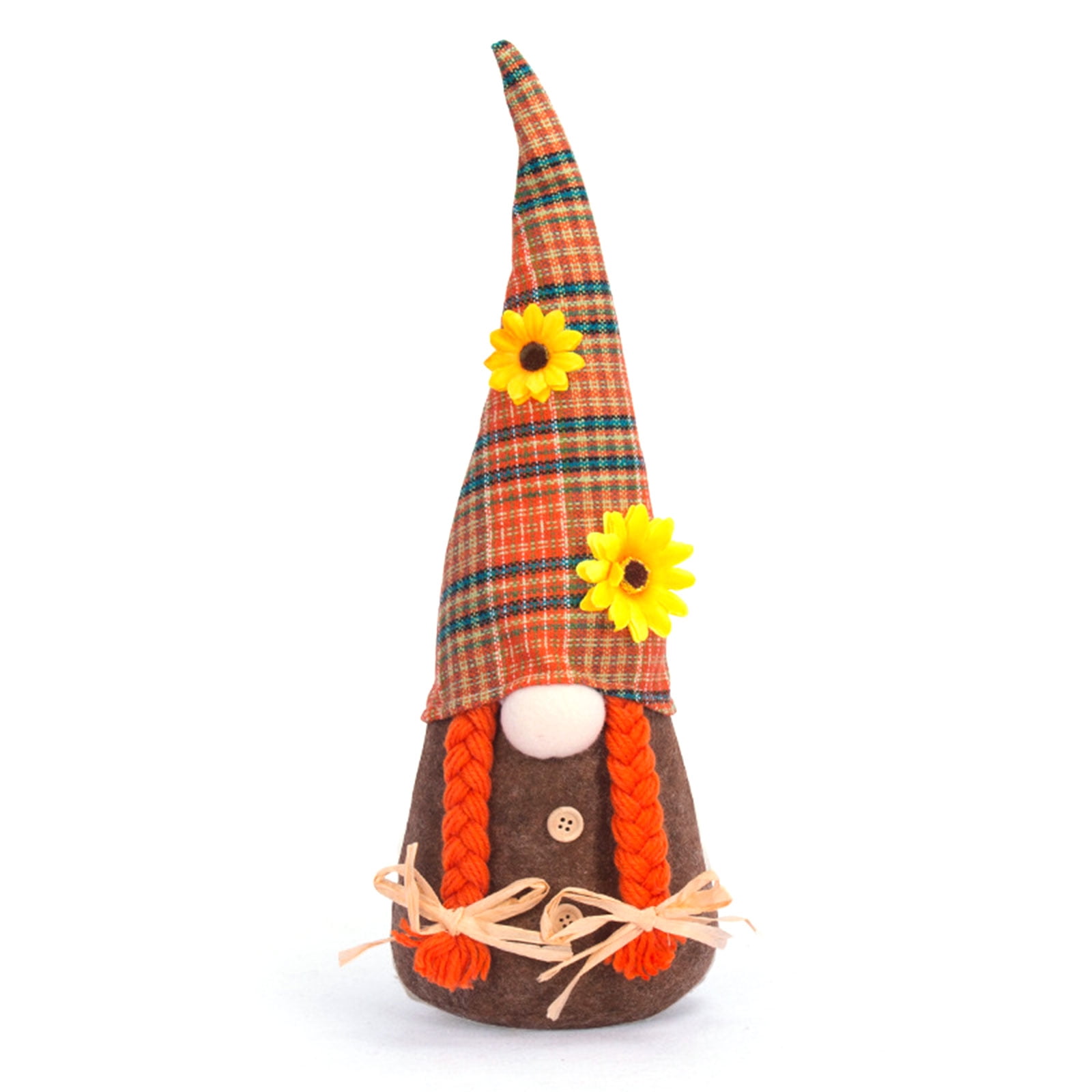 ZPAQI Thanksgiving Sunflower Gnome Fall Elf Dwarf for Doll Tiered Tray ...