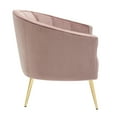 Silver Orchid Randolf Velvet Accent Chair Blush - Walmart.com
