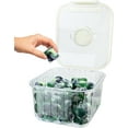 Skywin Laundry Pod Container with Lid (Clear) - Laundry Pod Storage ...