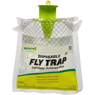 RESCUE! Outdoor Reusable Fly Trap - Walmart.com
