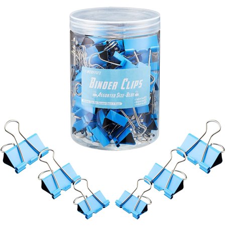 Assorted Sizes Binder Paper Clips - 3 Sizes of Medium, Small, Mini ...