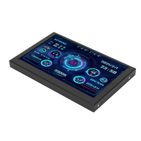 Computer Temp Monitor, 5 Inch IPS USB Mini Screen, PC Sensor Panel ...