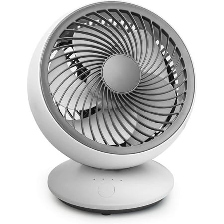 USB Desk Fan Quiet Wall Mounted Fans Oscillating/Rotating Desktop Fan ...