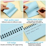 "Rumbeast 6 Packs of Colored Index Note Cards with 1 Sheet Sticky Tabs ...