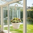 PLPPYFS Large Hanging Planters for Indoor Outdoor Plants with Drainage ...