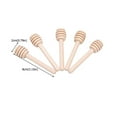 24Pcs Wooden Honey Dipper Sticks - 8cm Natural Wood Syrup Drizzler ...