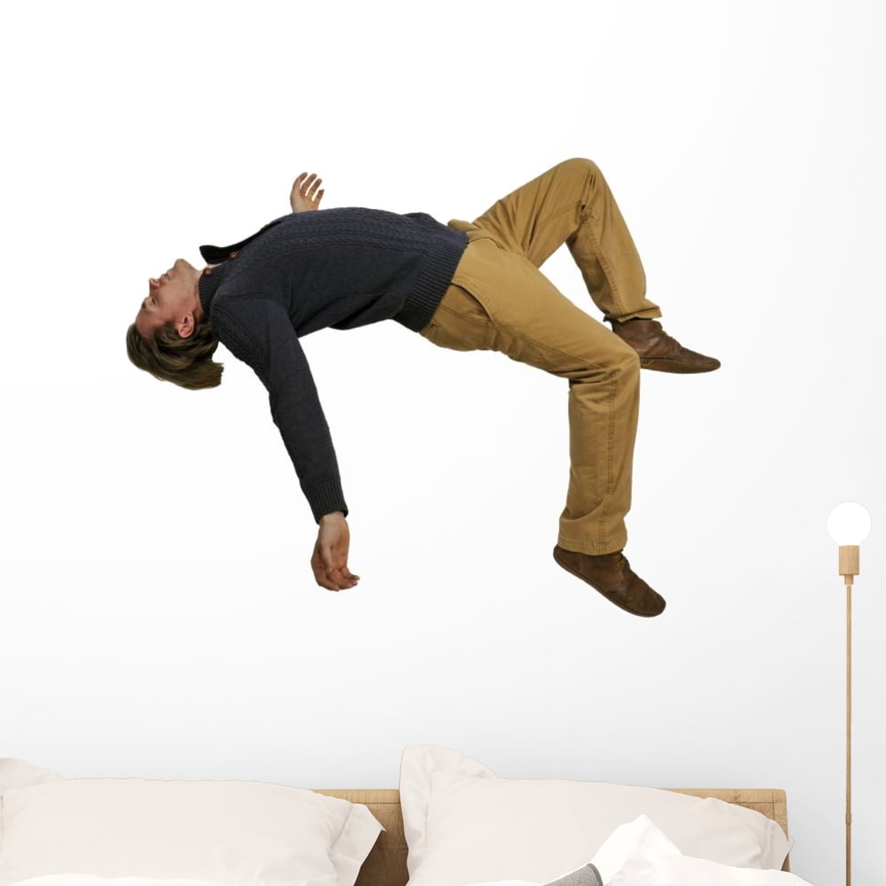Handsome Floating Man Wall Decal Wallmonkeys Peel and Stick Graphics ...