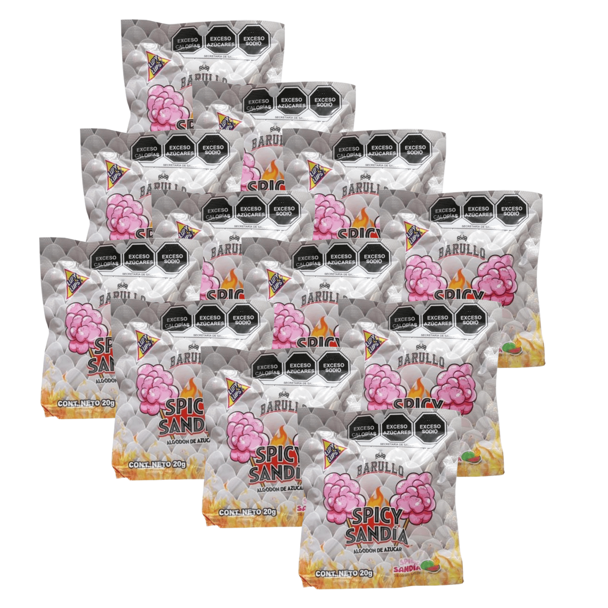 Algodón De Azúcar Barullo Spicy Sandía - 12 Pack | Walmart en línea