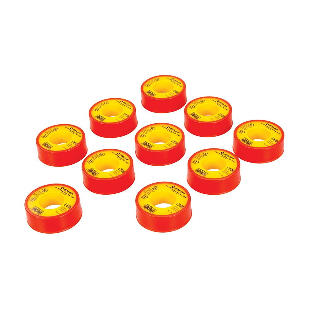 Dickie Dyer - Gas PTFE Thread Seal Tape 10pk - 12mm x 5m - Walmart.com