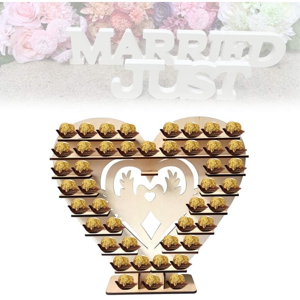 Wedding Display Stand Chocolate Holder Love Heart Perfect Centerpiece ...