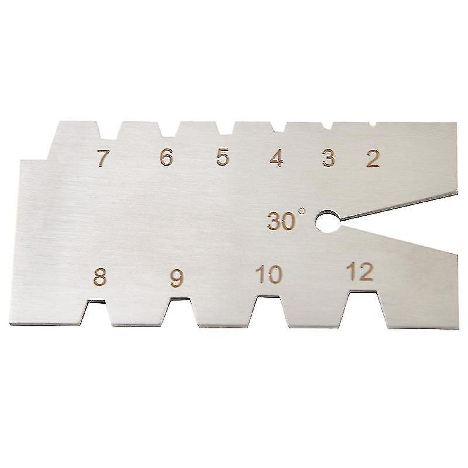 Medidor de rosca de tornillo, calibre de rosca métrica, herramienta de ...