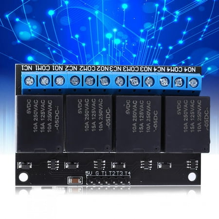 Ccdes 5V Relay Board Relay Module 4 Channel Bistable Self-Locking MCU ...