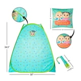 Cocomelon Pop Playhouse, 3pc Tent Set with Pillow and Flashlight, Aqua ...