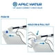 APEC Check Valve with 1/4 inch Quick Connect for Reverse Osmosis System ...
