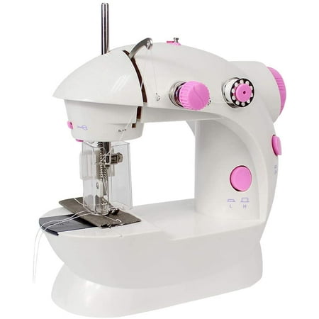Mini Sewing Machine, Portable Adjustable 2 Speed Double Thread Sewing ...