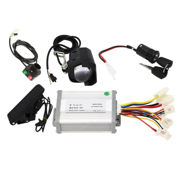 36V 1000W Brushed Controller and Foot Throttle Pedal Assembly Electric ...