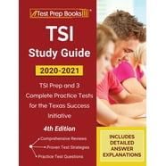 TSI Study Guide 2020-2021 : TSI Test Prep Book and 3 Complete Practice ...