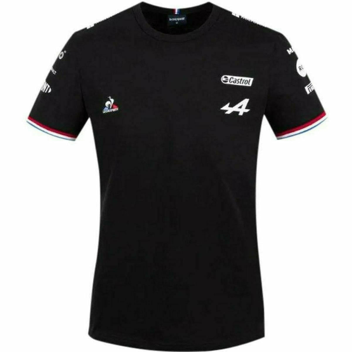 Alpine Racing F1 2021 Men's Team T-Shirt - Black/White - Walmart.com