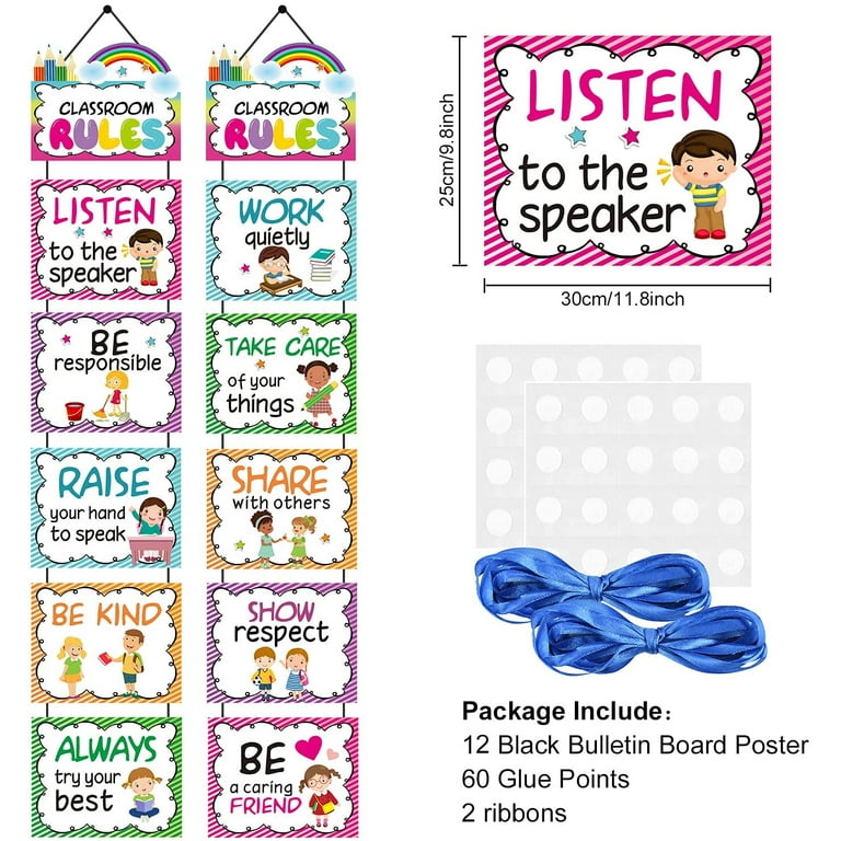 Preschool Classroom Rules Poster