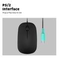 Perixx Perimice-201 Wired PS2 Optical 3 Button Mouse with 800 DPI and ...