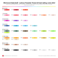 RICHWORD Embroidery Machine Thread 40 Colors 40WT (108D/2) Polyester ...