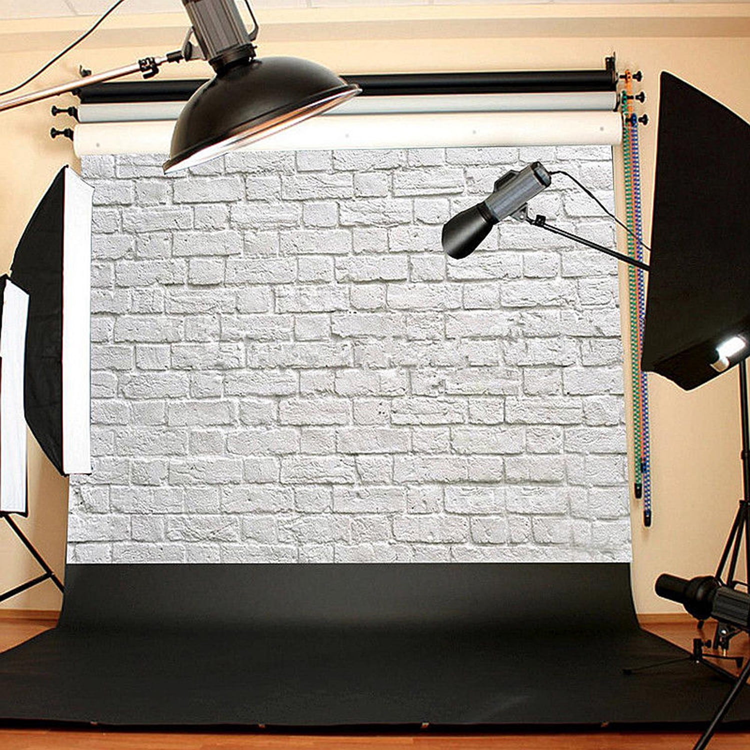 LELINTA Studio Photo Video Photography Backdrop 5x3ft White Brick Fresh ...