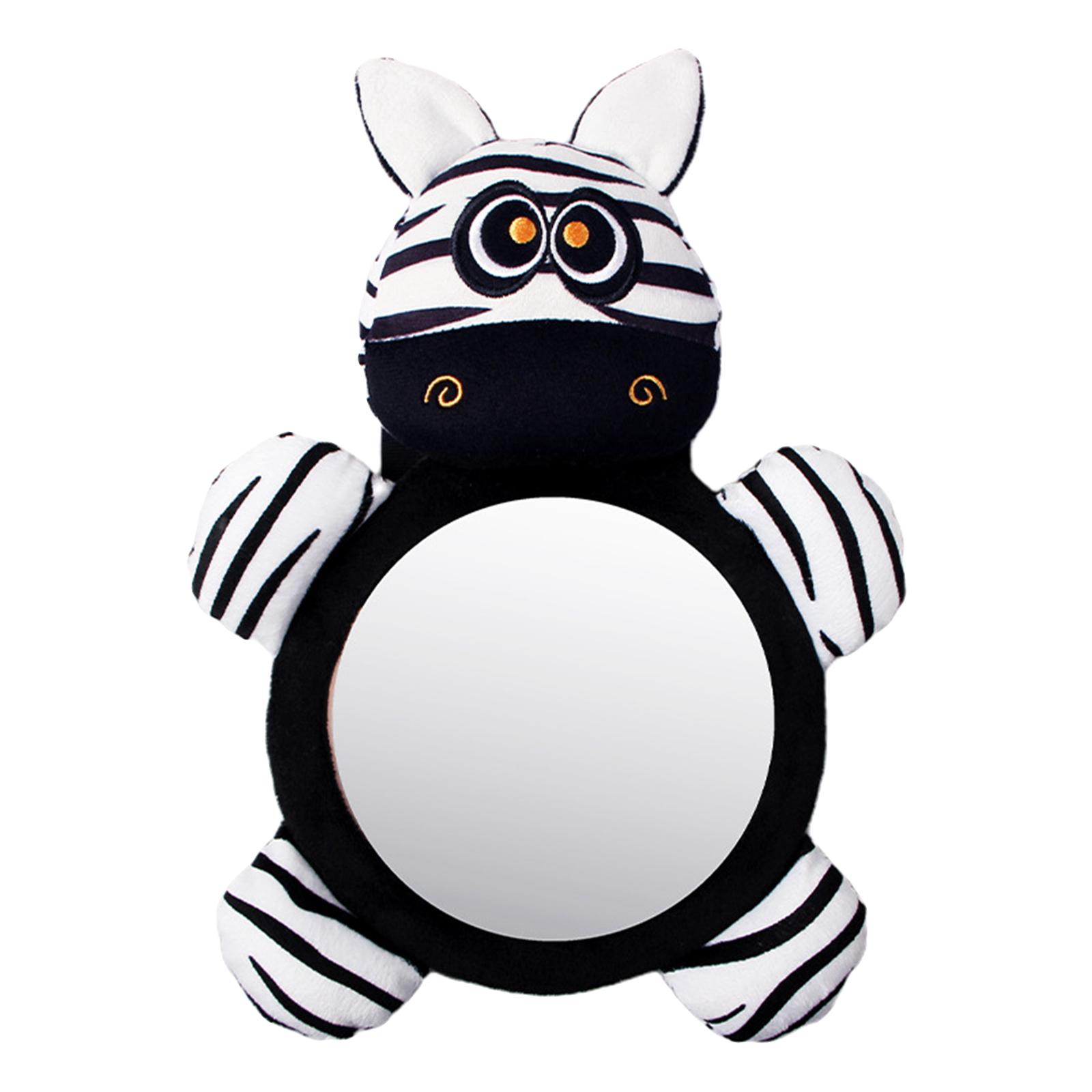 Animal children car Mirror Baby Toy Adjustable Back View Mirror Seat ...