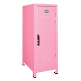 Metal Mini Locker with Lock and Key - Light Pink - Walmart.com