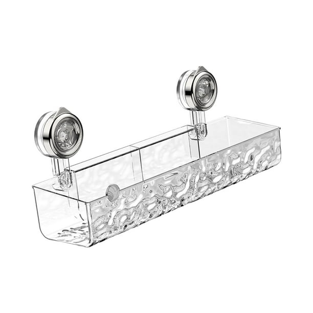 GROWTH TANK Removable Suction Cup Shower Shelf Detachable Shower Shelf ...