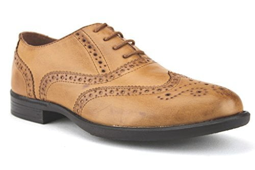 Alberto Fellini Men's Ouku Wing Tip Balmoral Full Brogue Lace Dress ...