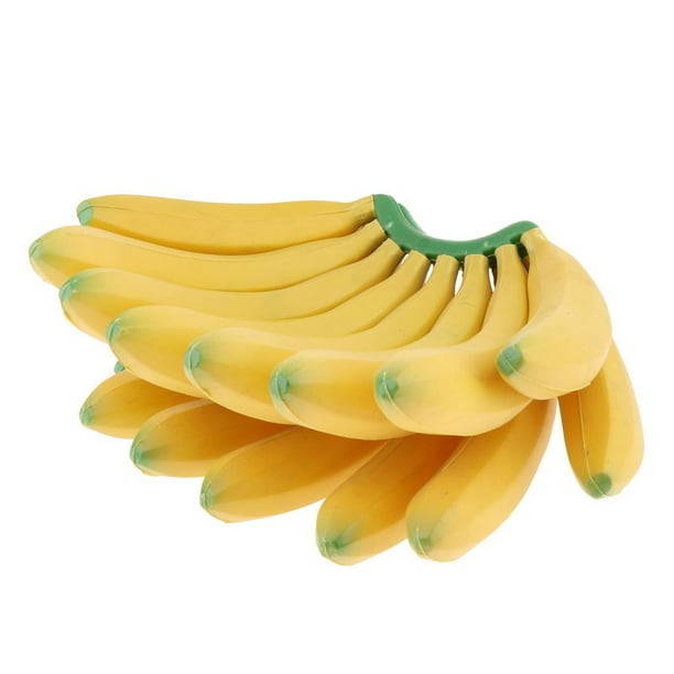 Destyer 3pc/set Realistic Artificial Fruits Fake Bananas for Display ...