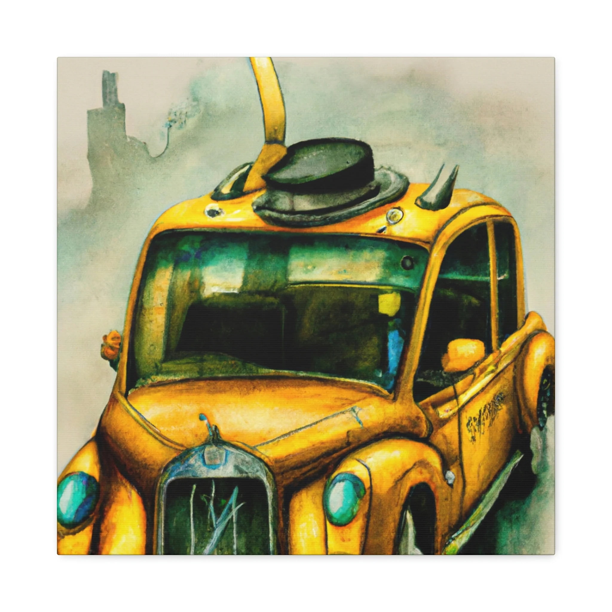 Steam Cab Journey Begins - Canvas - Walmart.com