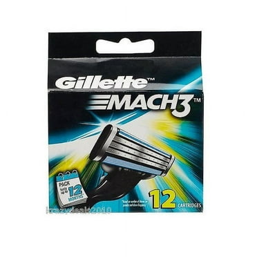 Gillette Mach3 Razor Blade Handle + Gillette Mach3 Refill Cartridges, 8 ...