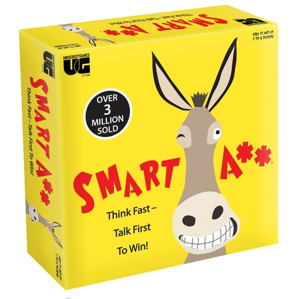 Smart A** Party Game from University Games, 2 to 6 Players Ages 12 and ...