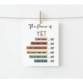 The Power of Yet Growth mindset Print, Boho Classroom Decor, Kids Room ...