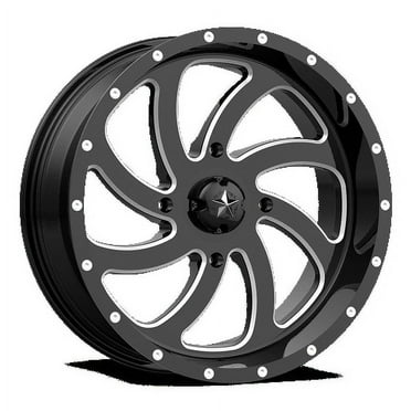 MSA Offroad Wheels Aluminum Rim M36 SWITCH 20X7in Brushed Titanium ...