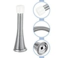 4Pack Spring Door Stopper, 3" Flexible Door Stop with Rubber Bumper ...