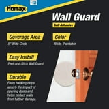 Homax Door Knob Shield, Round Protection Stick, Wall Guard 3.25 inches ...