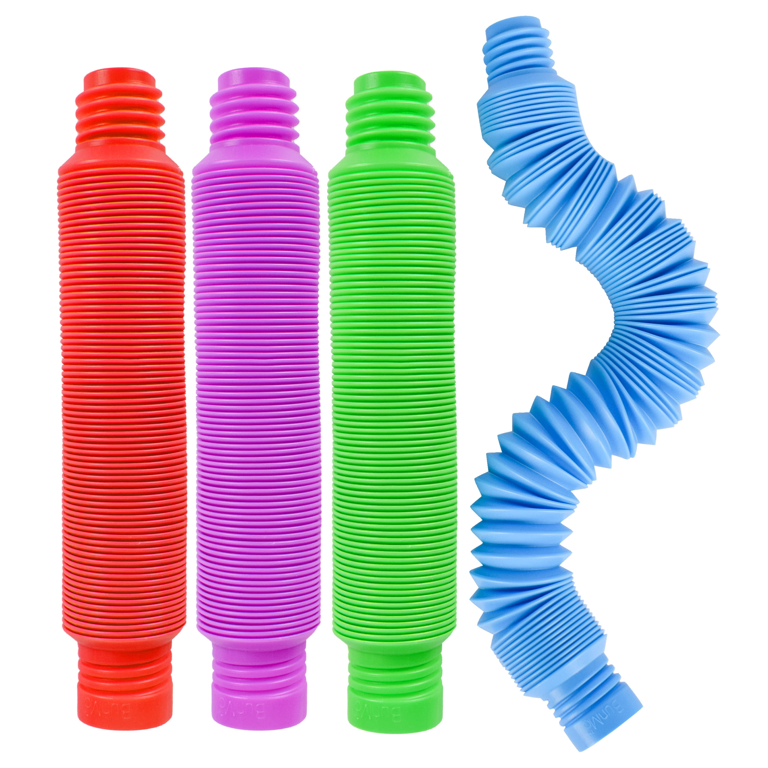 Buy Giggle Zone Mega Pop & Twist Tubes 4 Pack, Fidget Toy for Stress ...