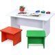 Furinno FNAM-11030 Nino Fun Color Kid's Table and 2-Chair Set - Walmart.com