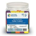 Learning Resources 1" Wooden Color Cubes, 102 Pieces - Walmart.com