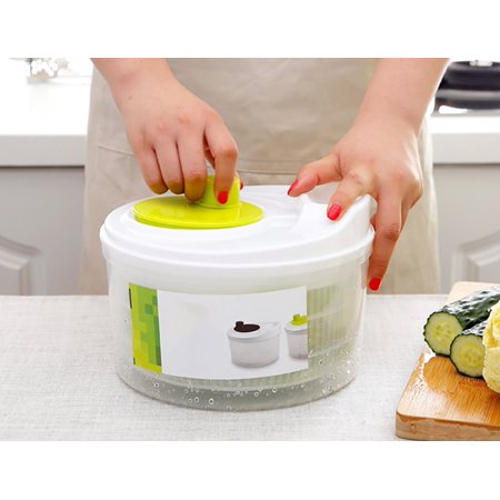 Salad Spinner Lettuce Greens Drainer Crisper Strainer For Washing ...