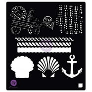 Prima Designer Stencil, 6" x 6" - Walmart.com