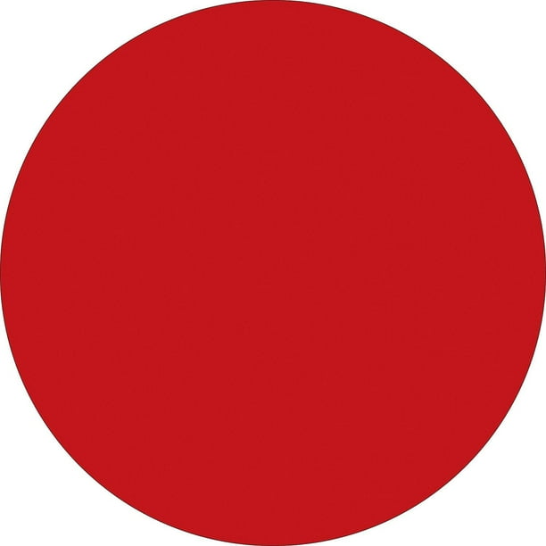 Tape Logic Inventory Circle Labels 1" Red 500/Roll DL611A - Walmart.com